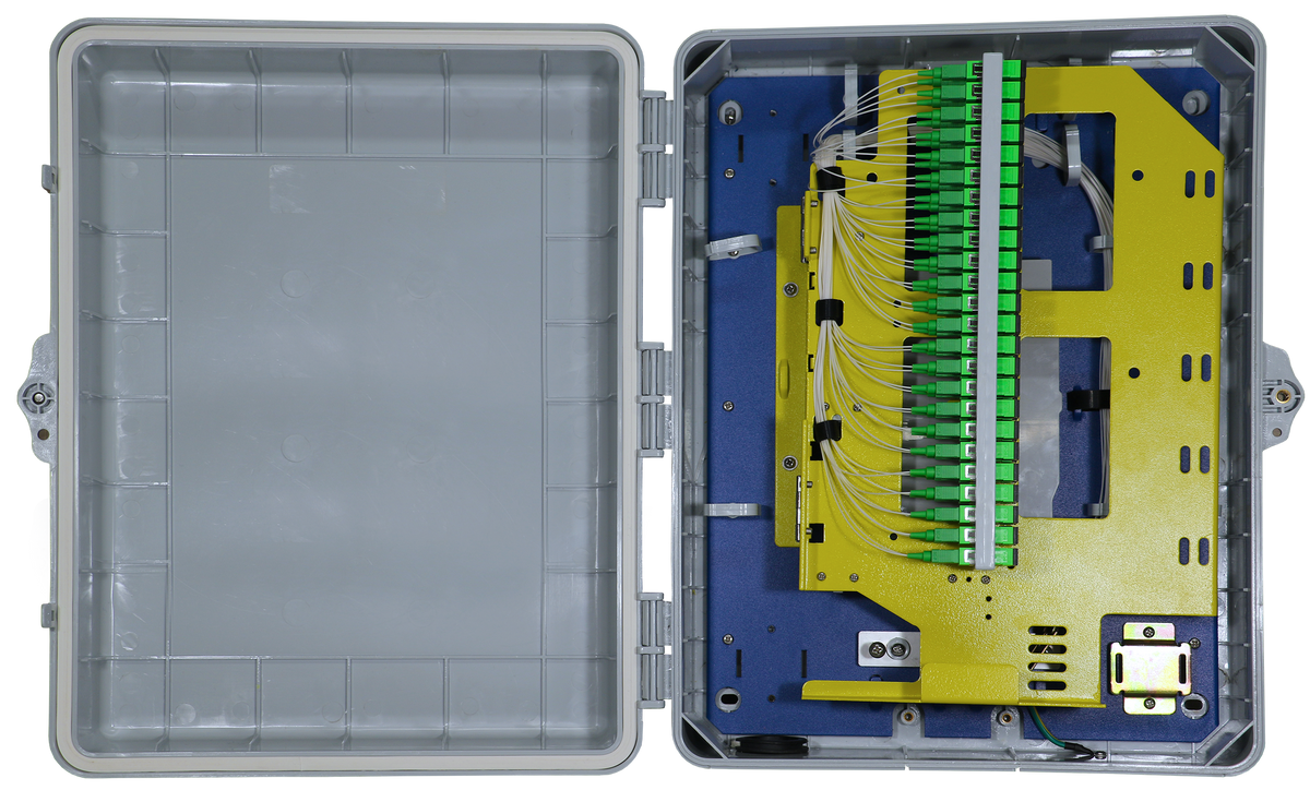 InvisiLight® 48-Fibre SlimBox Indoor / Outdoor Enclosure — Telecoms Centre