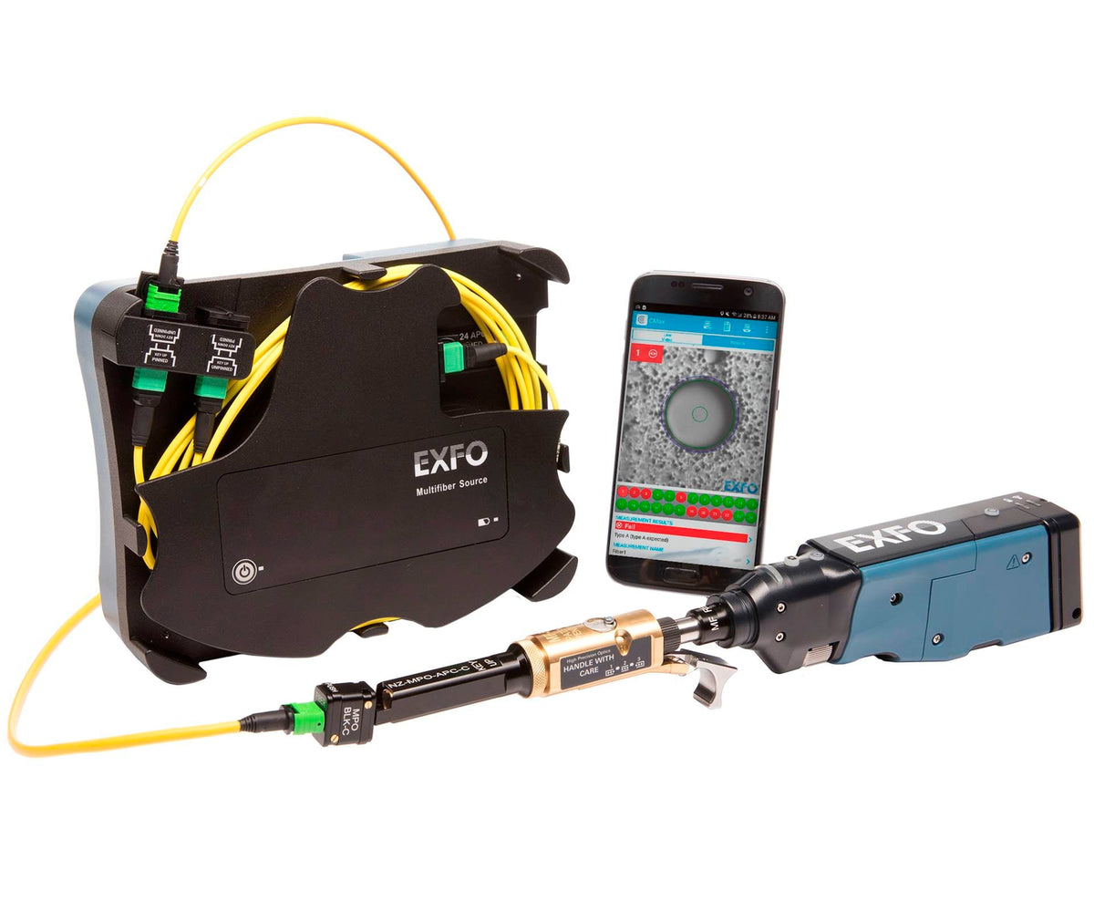 EXFO ConnectorMax MPO 24 Fibre Link Test Solution — Telecoms Centre